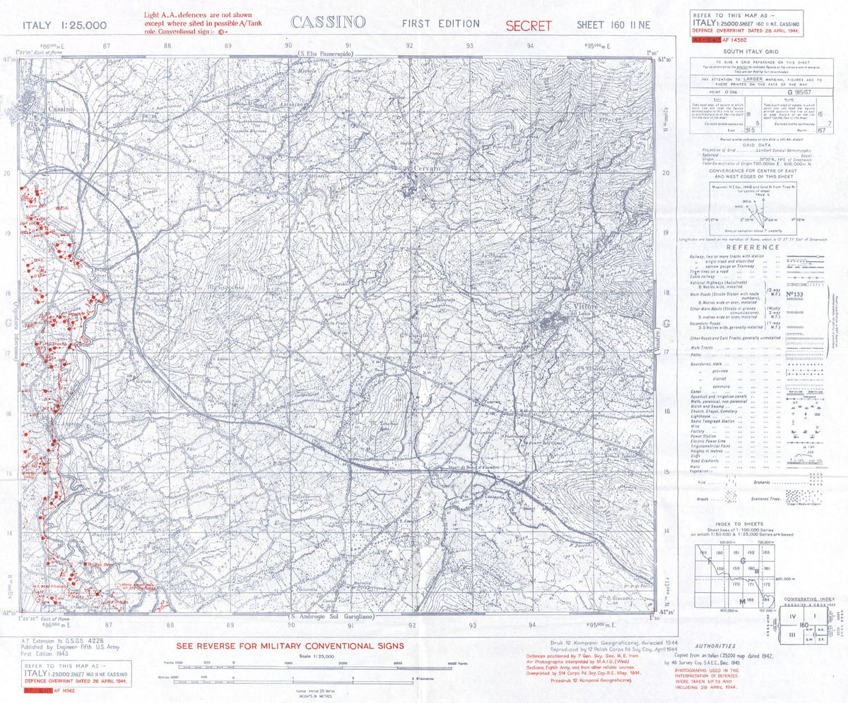 Monte Cassino - Defense Overprint – Project '44