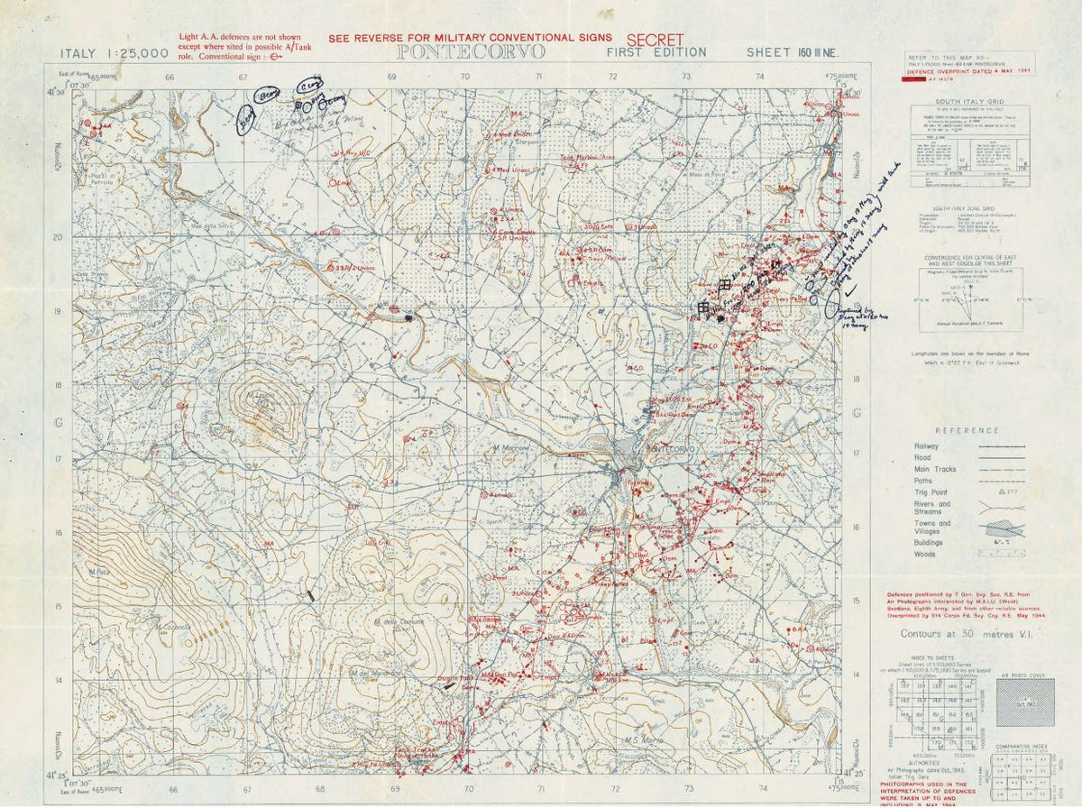 Pontecorvo - Defense Overprint – Project '44
